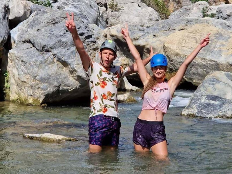 River Trekking from Kourtaliotis Waterfalls to Preveli Beach - Detailed Breakdown of the Itinerary