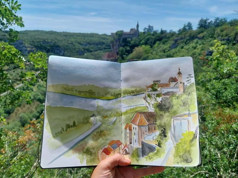 Rocamadour: Travel sketchbook - What is the Rocamadour: Travel Sketchbook Experience?