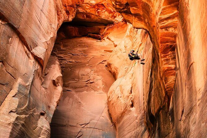 Rock and Roll Rappelling in Rock Canyon - An Authentic Zion Experience in a Nutshell