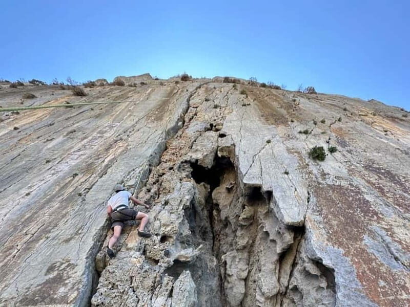 Rock Climbing in Crete with a Guide at Plakias Beach sectors - The Itinerary in Detail