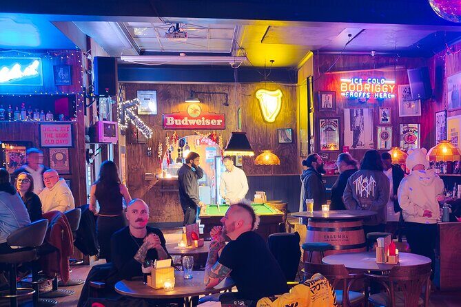 Rock'n'roll venues pub crawl including 2 free drinks and history - FAQs