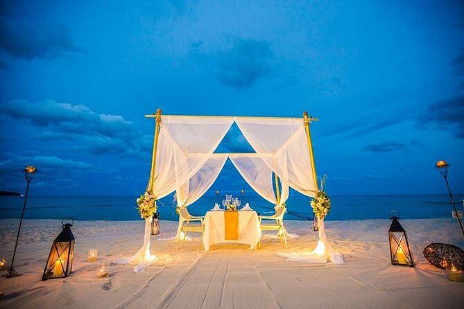 Romantic 4-Course Dinner for Two on the Beach by the Amari Samui - Key Points:
