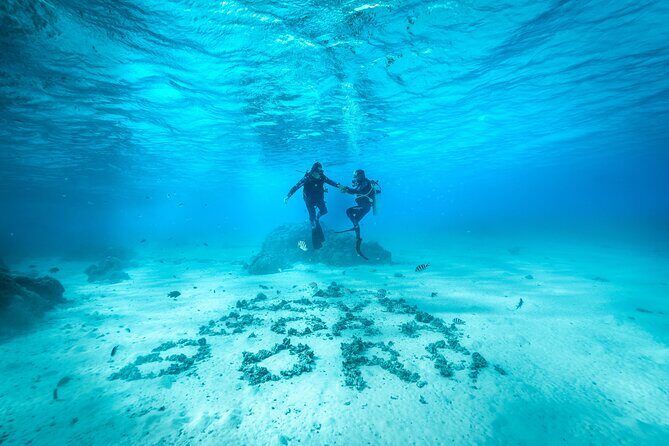 Romantic dive in the lagoon of Bora Bora - Key Points