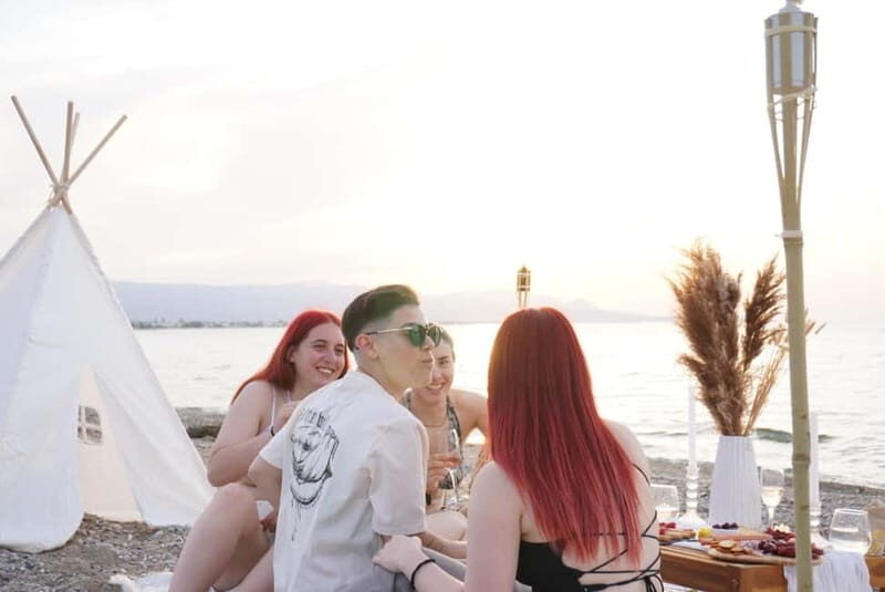 Romantic picnic in Corinth by the sea - The Sum Up