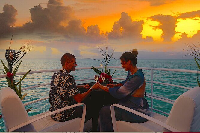 Romantic sunset diner - The Experience: Setting Sail on the Natilus