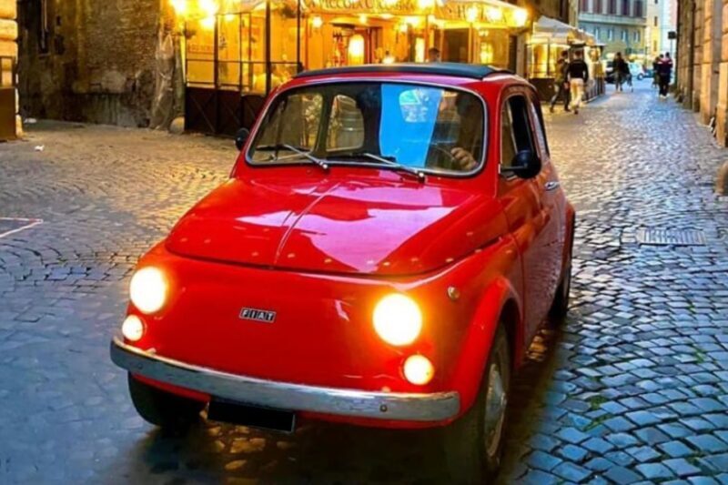 Rome: 2 hour Evening Tour of Rome aboard a Vintage Fiat 500 - FAQ
