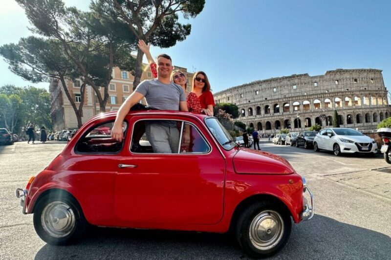 Rome: 3 hour panoramic tour of Rome with a vintage Fiat 500 - Who Will Love This Tour?