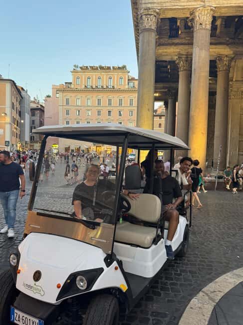 Rome: 3-Hour Private Golf Cart Tour with Artisanal Gelato Included - Key Points