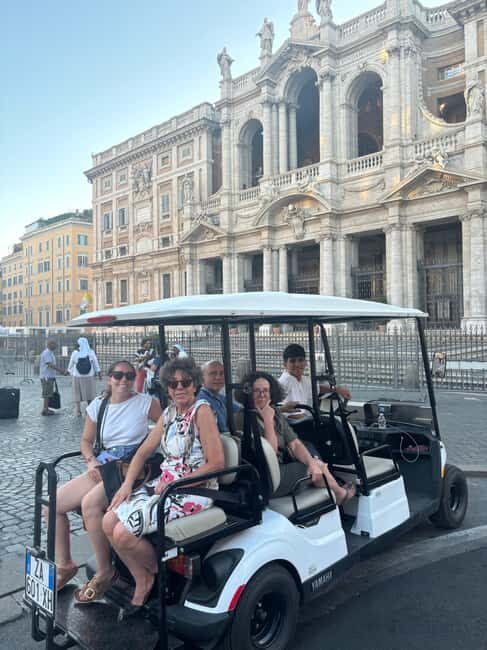 Rome: 3-Hour Private Golf Cart Tour with Artisanal Gelato Included - An Innovative Way to Discover Rome
