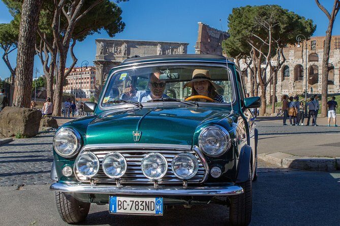 Rome Aperitifs Tour in Mini Cooper Classic , Ancient Highlights - An In-Depth Look at the Rome Mini Cooper Tour