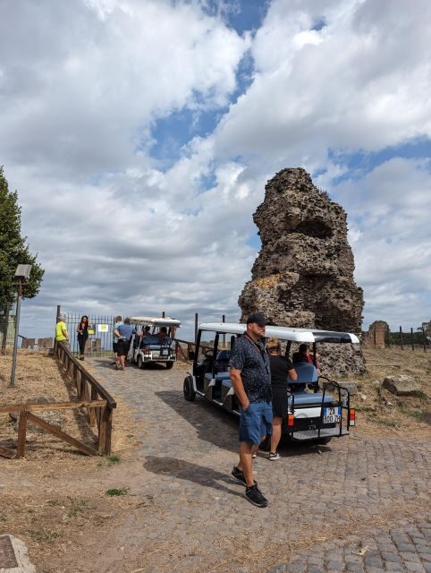 Rome: Appian Way & Catacombs Golf Cart Shared Tour - Key Points