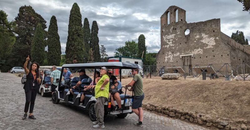 Rome: Appian Way & Catacombs Golf Cart Shared Tour - A Closer Look at the Experience