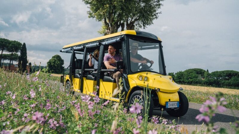 Rome: Appian Way Golf Cart Tour with Roman Catacombs Entry - Practical Details That Matter
