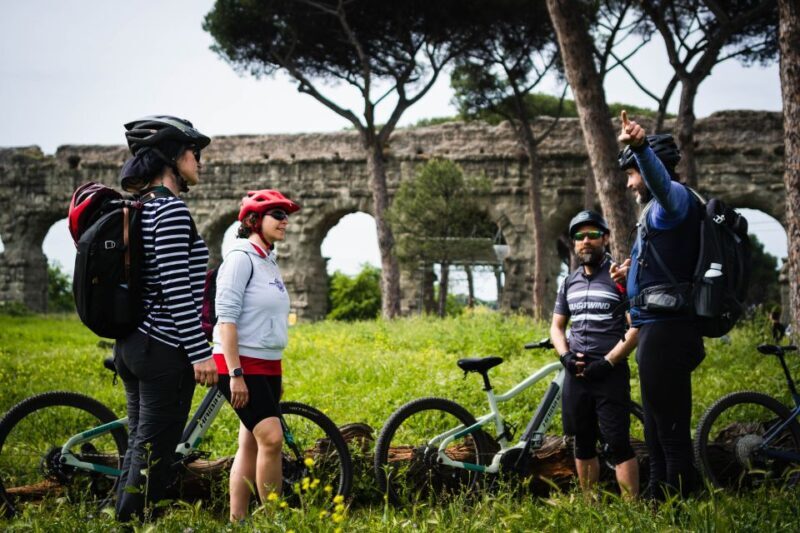 Rome: Appian Way Guided Tour on E-Bike with italian Aperitif - The Sum Up