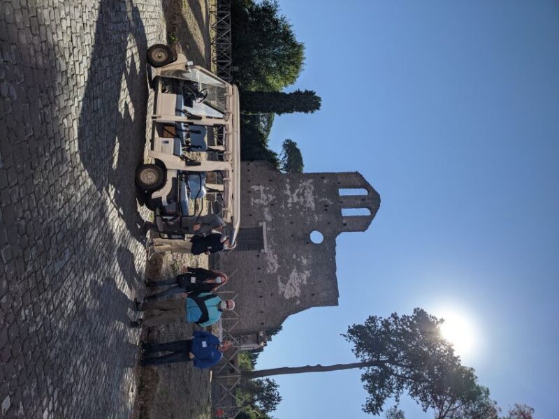 Rome: Appian Way Private Tour by Golf Cart -Official Partner - An Authentic Journey Along Rome’s Ancient Roads