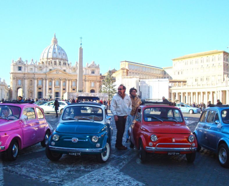 Rome: Aventine Hill Tour in Vintage Fiat 500 Convoy - What’s Included and What to Keep in Mind