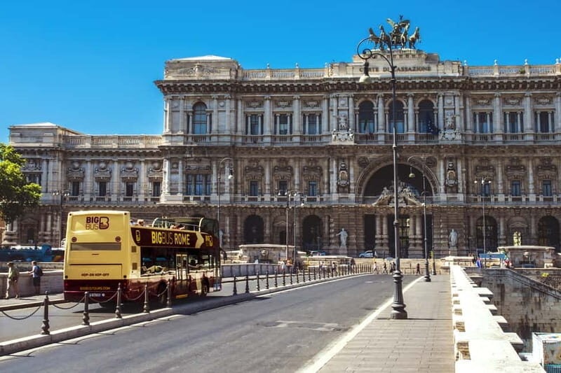 Rome: Big Bus Hop-on, Hop-off Open-Top Sightseeing Tour - The Experience Onboard: Comfort and Convenience