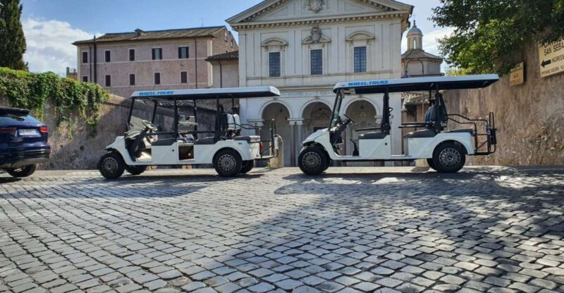 Rome: Catacombs and Appian Way Golf Cart Small-Group Tour - Authentic Experiences Amidst Touristic Sights