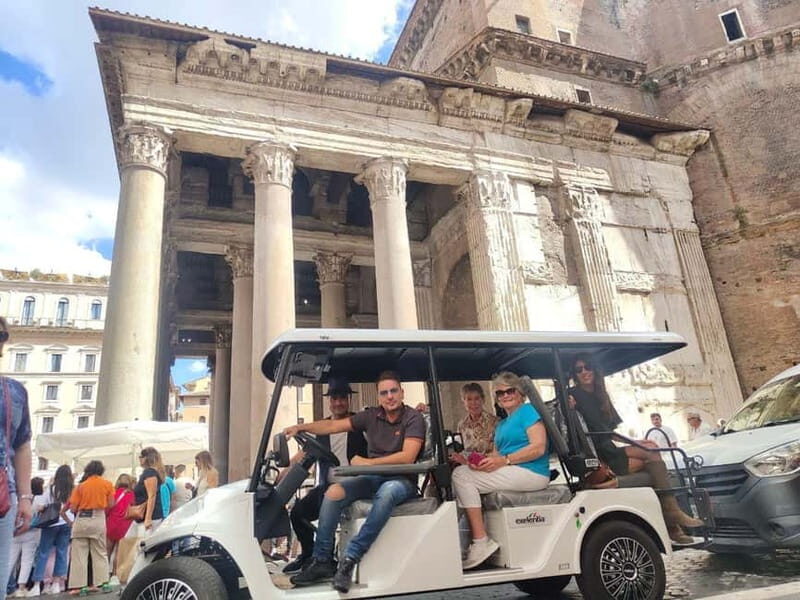 Rome City Center: Guided Golf Cart Tour in the beauty - Price and Value