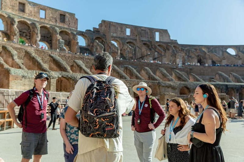 Rome: Colosseum Underground Dungeons Tour with Roman Forum - Walking the Arena Floor and Enjoying Photos