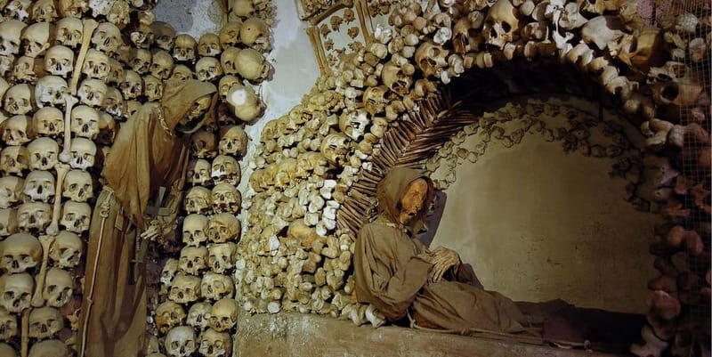 Rome: Crypts, Ancient Aqueducts and Skeletons Walking Tour - Key Points