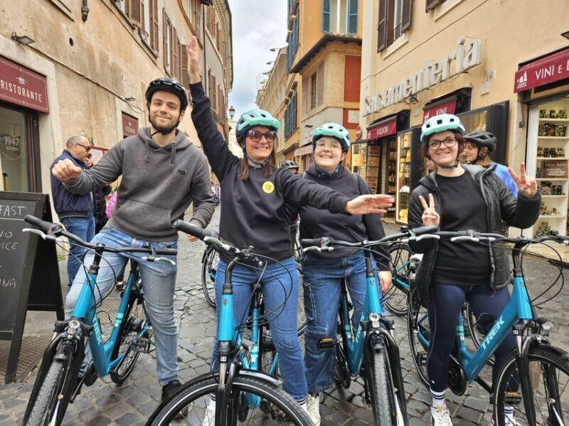 Rome E-Bike Tour with a local! (and a traditional snack) - Key Points