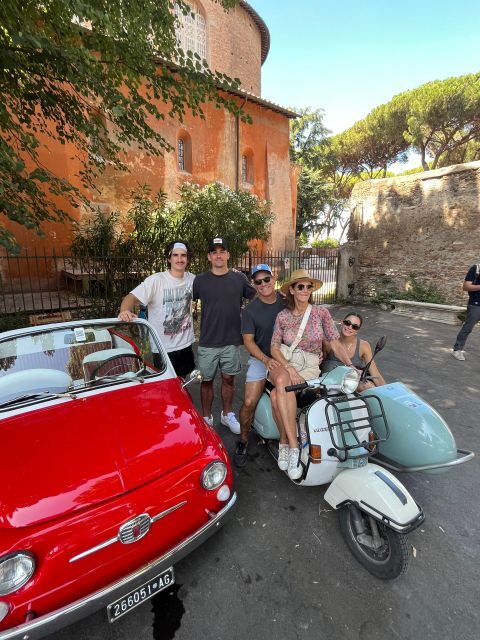 Rome: Evening Fiat 500 and Vespa Prosecco Tour - Key Points