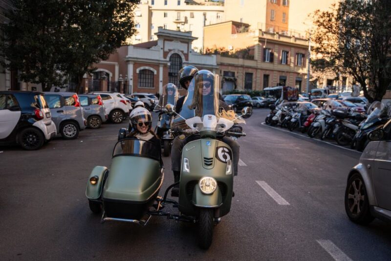 Rome: Evening Vespa Sidecar City Tour - What You Can Expect on the Tour