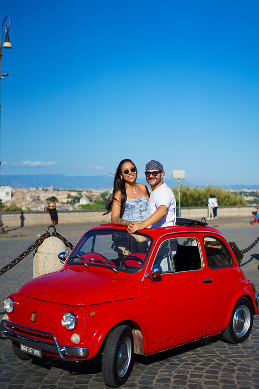Rome Fiat 500 Tour with Professional Photoshoot - Frequently Asked Questions