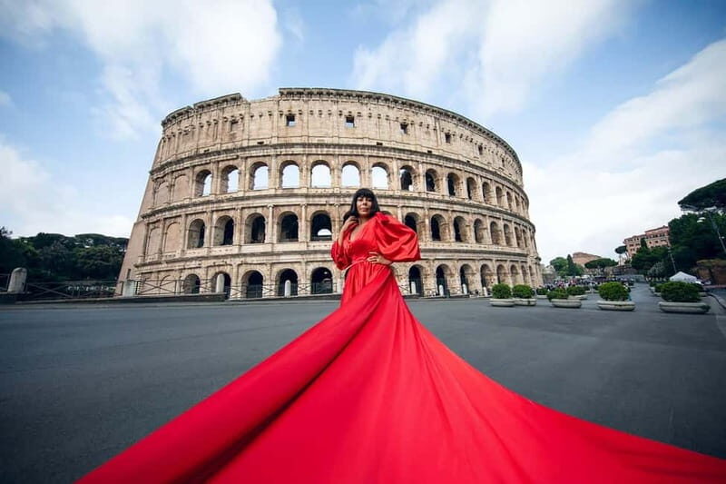 Rome: Flying Dress Photo & Video Shoot by the Colosseum - Key Points