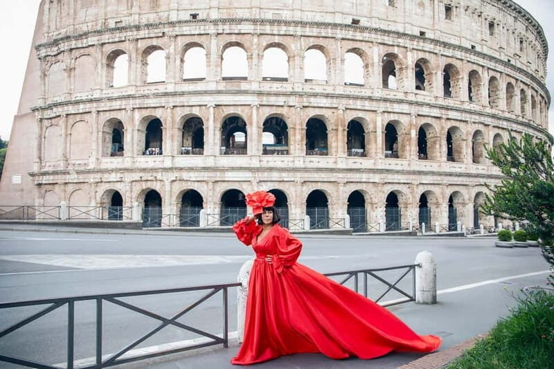 Rome: Flying Dress Photo & Video Shoot by the Colosseum - The Photo & Video Package: What You’ll Receive