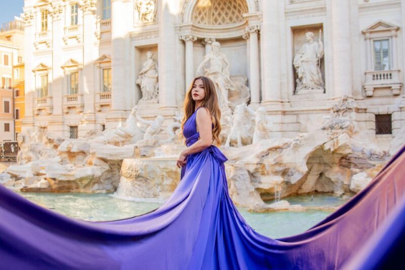 Rome: Flying Dress Photoshoot at Trevi Fountain - FAQ