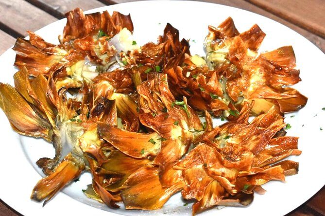 Rome Food Tour by Night in the Jewish Ghetto & Campo Marzio with Wine Tasting - The Theater of Pompeo and a Roman Dinner
