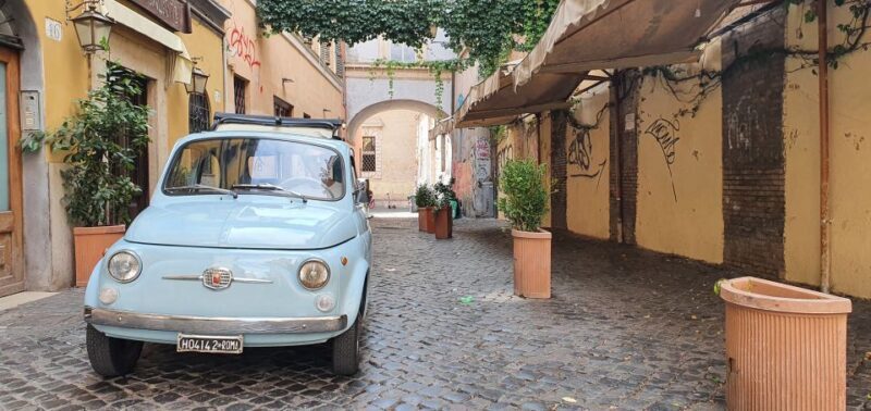 Rome: Full-Day Classic Fiat 500 Rental - Key Points