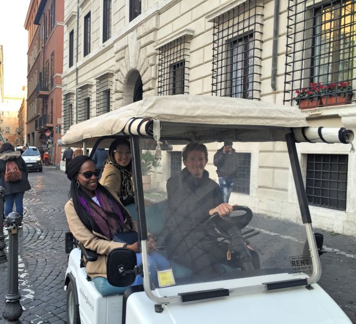 Rome Golf Cart Exclusive Private Tour - Key Points
