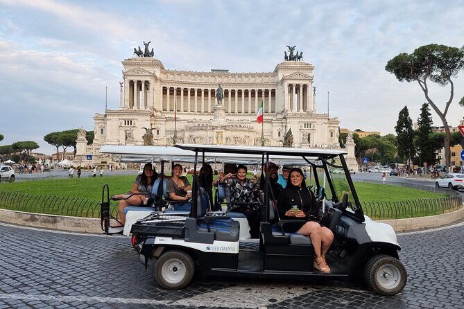 Rome Golf Cart Tour from Villa Borghese Gardens - Key Points