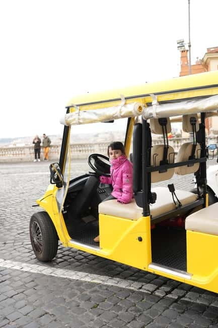 Rome : Golf cart tour with Professional Photographer - Key Points
