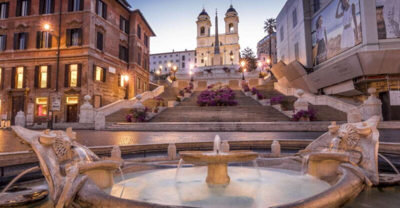 Rome: Guided City Center Evening Sightseeing Walking Tour - Key Points