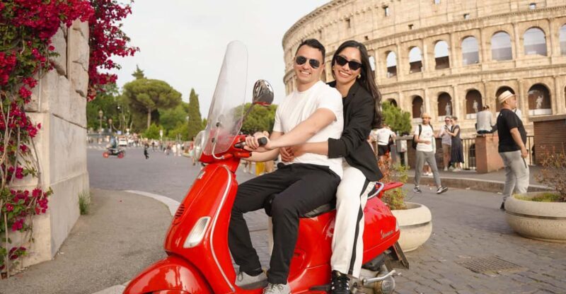 Rome: Guided City Food Tour by Vespa and Tastings - Key Points