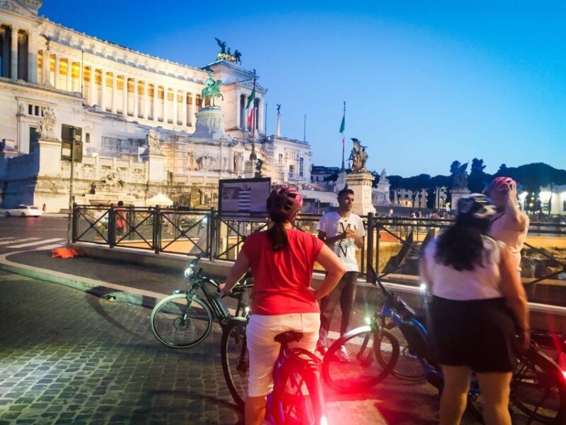 Rome :guided night e-bike tour with typical ice-cream - What You Can Expect on the Tour
