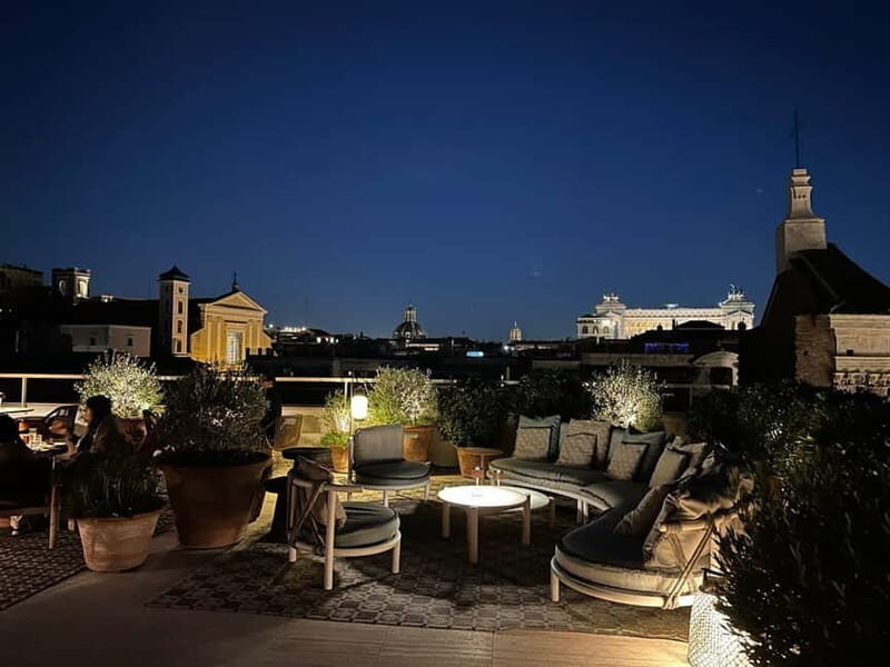 Rome: Guided Tour and Aperitivo over Eternal Citys rooftops - Discover Rome at Night: A Guided Tour with Rooftop Aperitivo