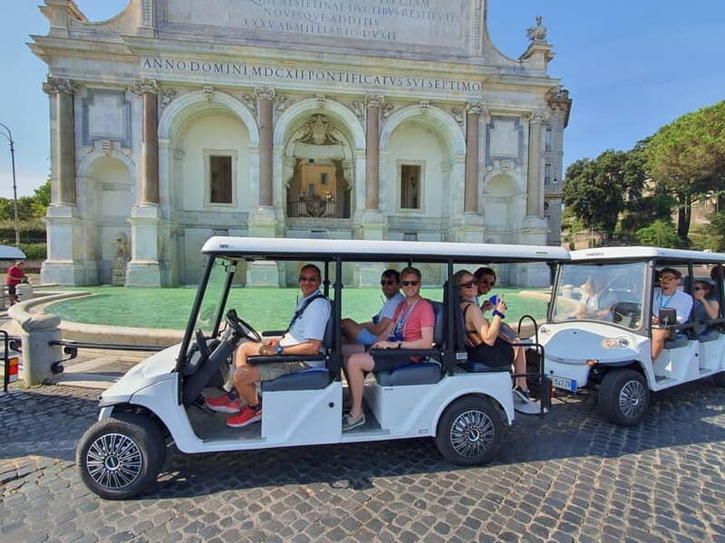Rome: Highlights Golf Cart Tour with Pizza Snack & Gelato - The Itinerary Breakdown: What You Will See and Experience