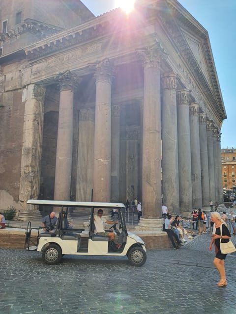Rome: Highlights Golf Cart Tour with Pizza Snack & Gelato - Practical Aspects and Value