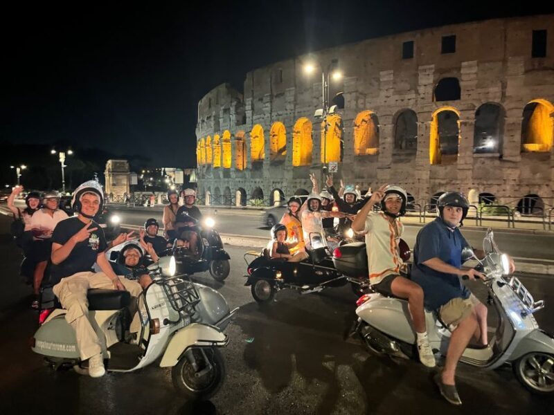 Rome: Highlights Vespa Sidecar Tour with Coffee and Gelato - Key Points