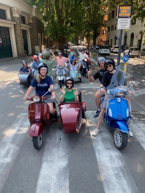 Rome: Highlights Vespa Sidecar Tour with Coffee and Gelato - The Itinerary: What to Expect