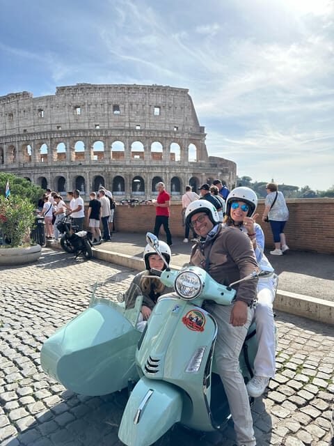 Rome in Vespa 90 min Vespa Sidecar PrivateTour with Gelato - The Itinerary: What You’ll See and Do