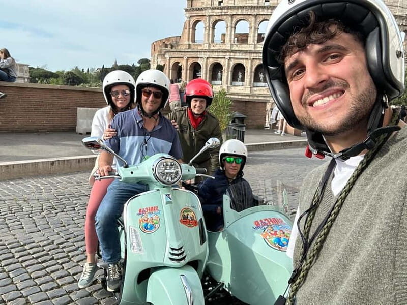 Rome in Vespa: Private Sidecar Sightseeing Tour with Gelato - Key Points