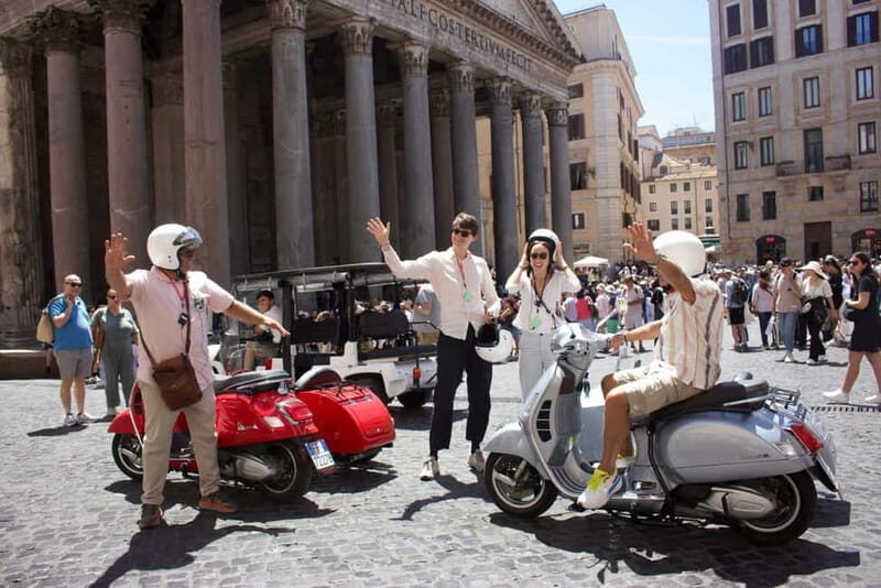 Rome in Vespa: Private Sidecar Sightseeing Tour with Gelato - A Genuine Look at What to Expect