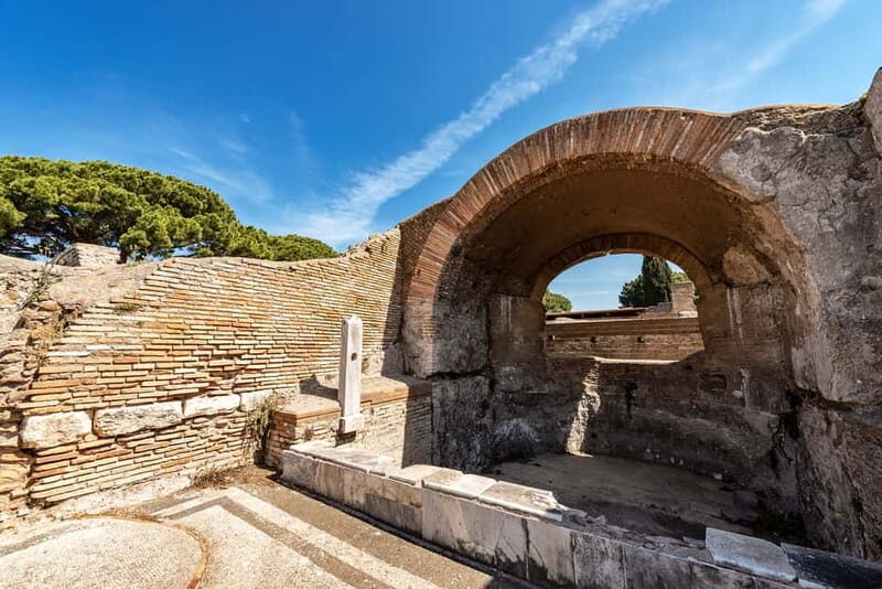 Rome: Ostia Antica Archaeological Park Ticket & Audio App - Key Points