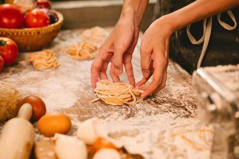 Rome: Pasta & Dessert Cooking Class with TV Masterchef - Key Points